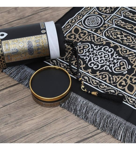 Kaaba Prayer Rug and Tasbeeh Gift Set | SHIA SHOPPING